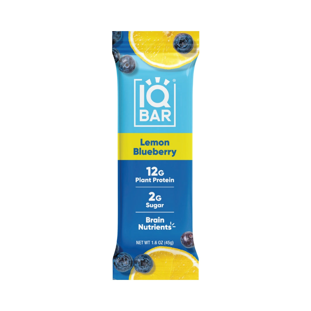 IQBAR® Lemon Blueberry Plant Protein Bar – Healthy 961