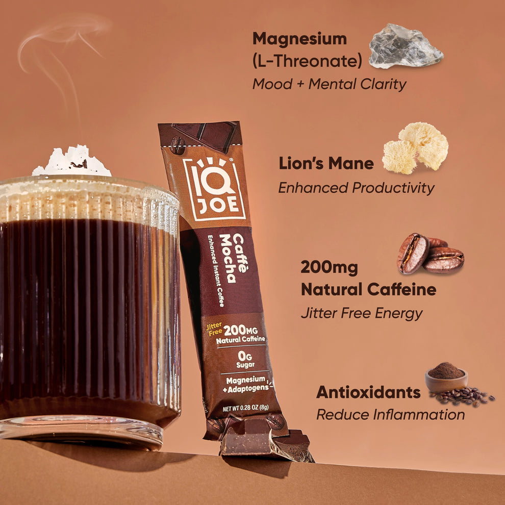 IQJOE® Variety Pack Instant Mushroom Coffee – Healthy 961