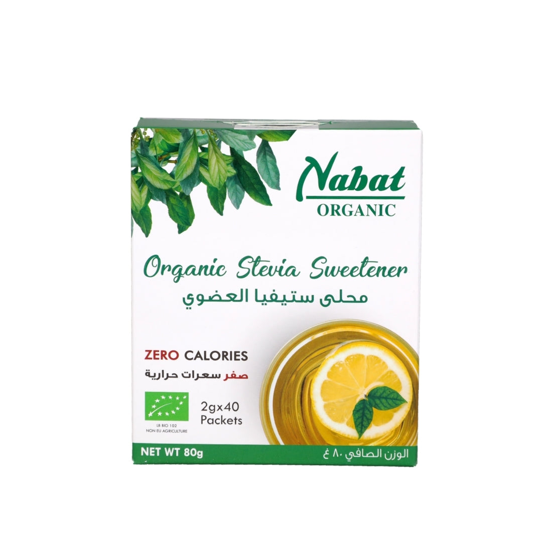 Nabat Organic Stevia Sweetener Packets – Healthy 961