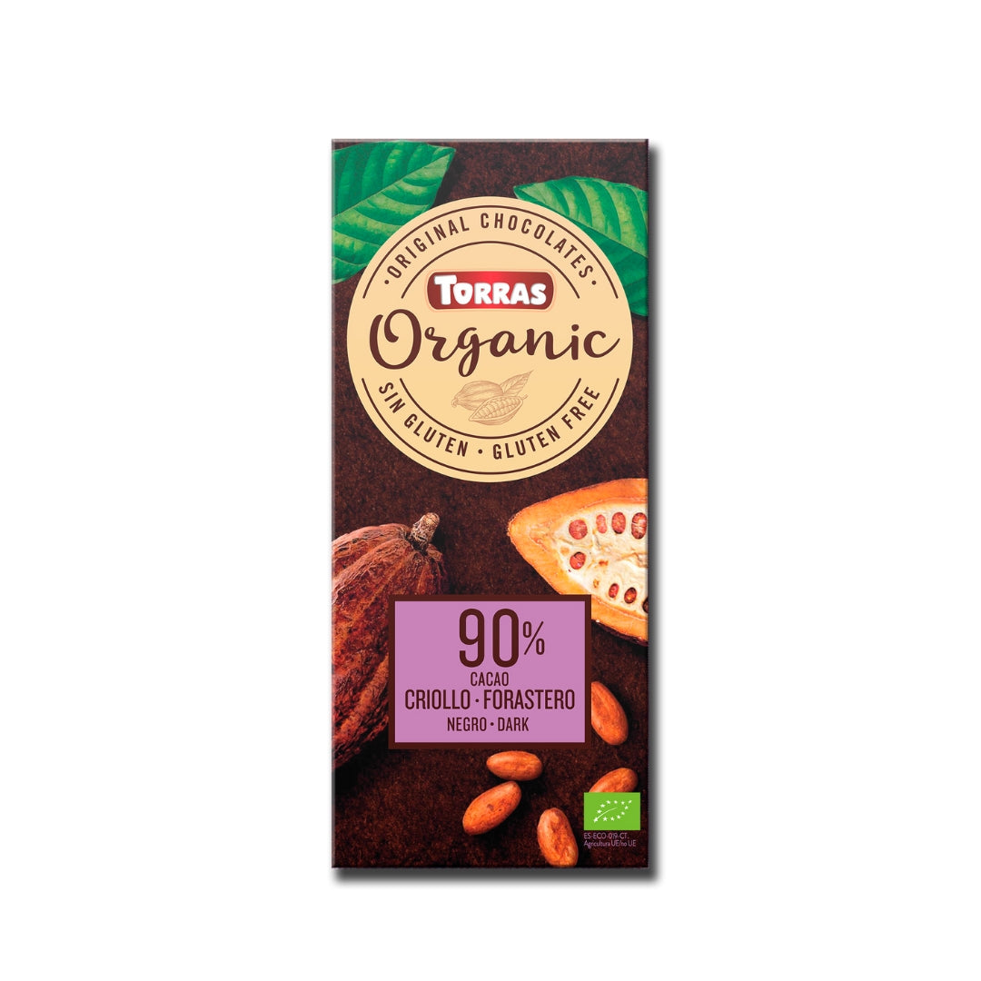 Torras Organic Dark Chocolate 90% Cacao – Healthy 961