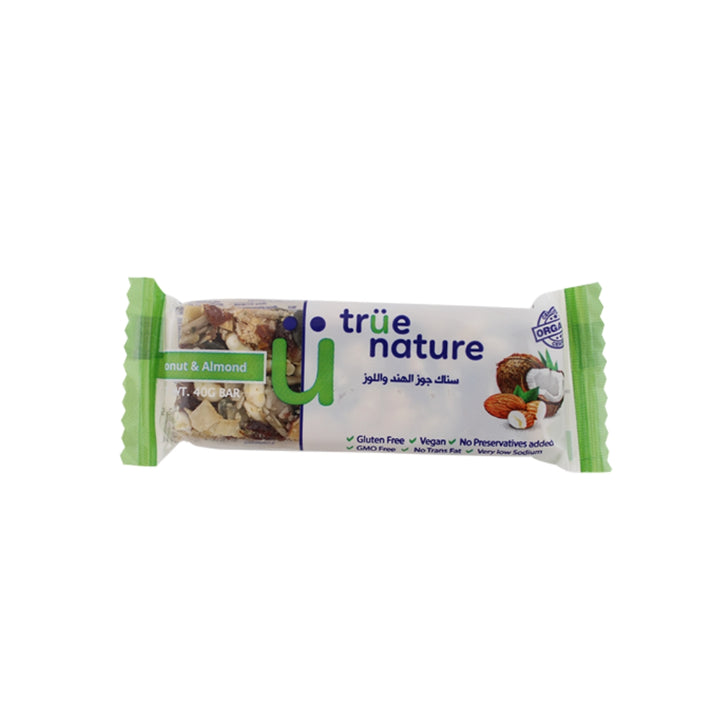 Trüe Nature Organic Coconut & Almond Superfood Bar – Healthy 961